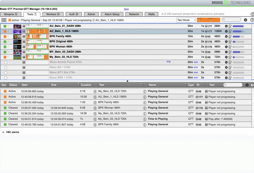 QTT Application - Bridge Technologies